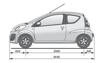 Dimensions en Mm Caract ristiques Techniques Citro n C1 Notice Dimensions en Mm Caract ristiques Techniques Citro n C1 Notice